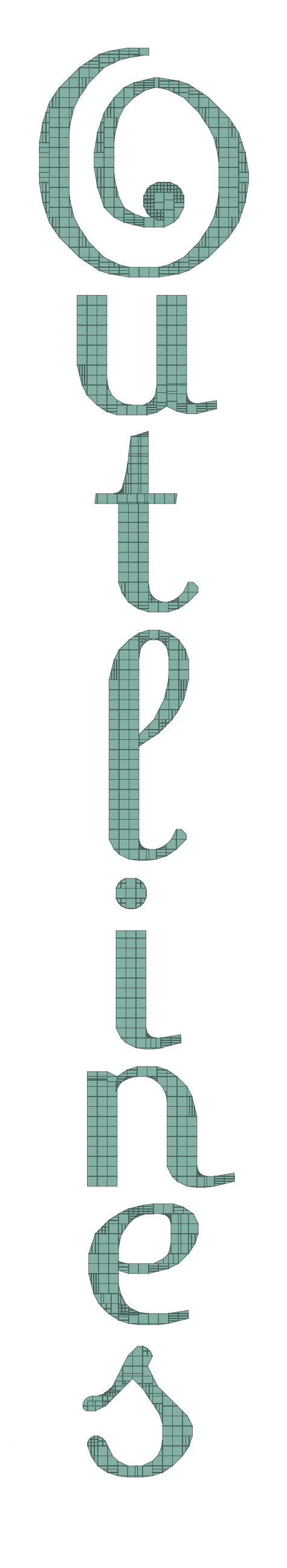 STF_CURSIVE HAND | FontStruct